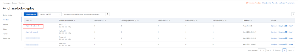 Alibaba Cloud FunctionComputeをCLIベースでNode.jsおよびPythonそれぞれをデプロイしてみた（CLI編）｜クラウドテクノロジーブログ｜ソフトバンク