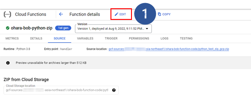 Google Cloud FunctionにZIPファイル化したNode.jsおよびPythonのコードをデプロイしてみた（GUI編）｜クラウドテクノロジーブログ｜ソフトバンク